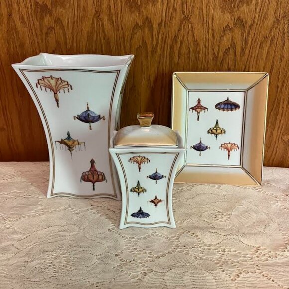 Goebel | Accents | Goebel Wynnlas Vegas Large Porcelain Vase Box Bowl ...